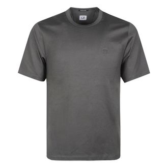 C.P. Company Kurz&auml;rmeliges T-Shirt mit Rundhalsausschnitt - - Tops - Herren - Grau - S