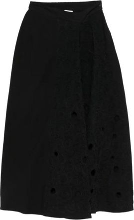 Gentryportofino Femme, Jupes, Noir, Taille: 38 FR Gonna