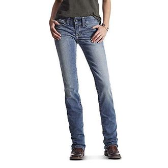 Ariat Jean Droit Denim Icon Femmes, 30 Regular, Rainstorm