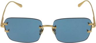 Linda Farrow Sonnenbrille Sasha C2 Gelbgold - - Accessories - unisex - Gelb - 58 MM
