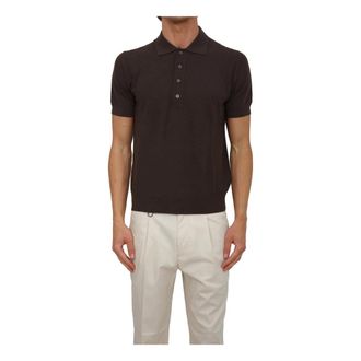 Paolo Pecora Maglia A Polo - - Knitwear - Herren - Braun - 3XL