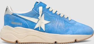 Golden Goose Baskets Homme Running Sole Bluette White Grey