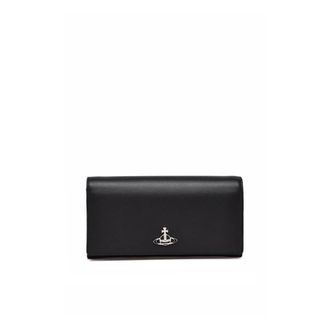 Vivienne Westwood Femme, Accessoires, Noir, Taille: ONE Size Portafoglio 19x10 tracolla