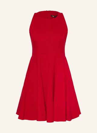 Maje Kleid Mit Leinen rot