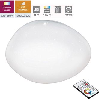 Eglo Plafonnier Sileras 60 cm - Blanc