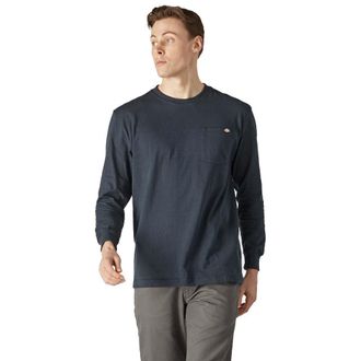 Dickies Herren, Schweres Langarmshirt mit Tasche, legere Passform, DUNKELNAVAIR, XXL