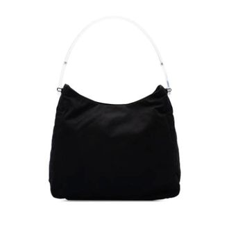 Prada Sac bandouli&egrave;re Pre-owned en nylon - Femme - Pre-owned - Noir - Taille: ONE Size