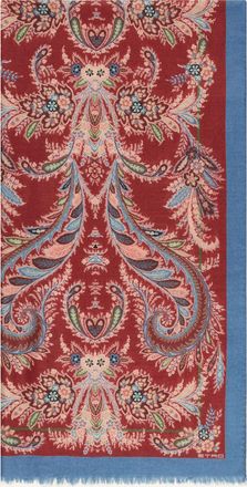 Etro Etro Schal Mit Cashmere Und Seide rot