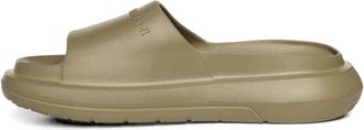 Emporio Armani Homme, Chaussures, Vert, Taille: 43 EU Sandales Monobloc avec Logo