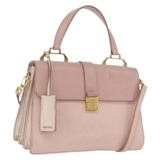 Miu Miu Sac &agrave; main Pre-owned - Femme - Pre-owned - Rose - Taille: ONE Size