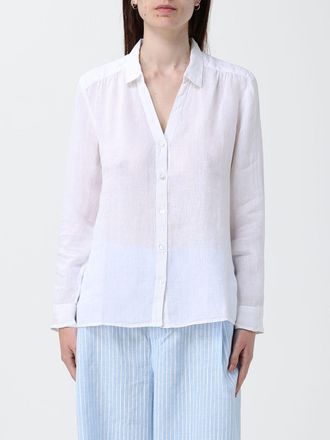 120% Lino Chemise Femme couleur Blanc