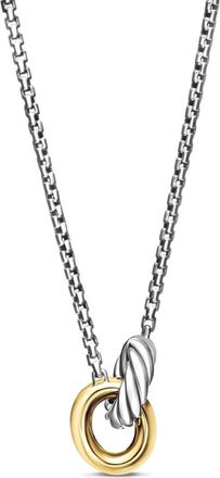 David Yurman collier Petite Cable Linked en or 14ct (15 mm) - Argent