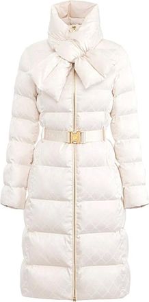 Elisabetta Franchi Femme, Manteaux, Blanc, Taille: 36 FR Piumino