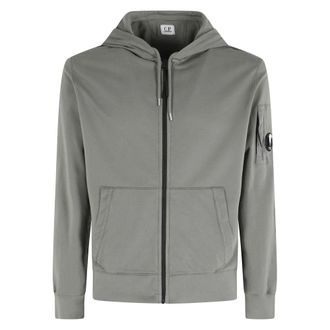 C.P. Company C.p. Company, Homme, Sweatshirts et sweats &agrave; capuche, Gris, Taille: XL SweaT-shirt Lens Full Zipper