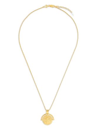 Missoma collier &agrave; pendentif m&eacute;daillon - Or
