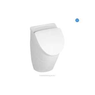 Villeroy & Boch O.NOVO Keramik Absaug Urinal mit Deckel, wei&szlig;