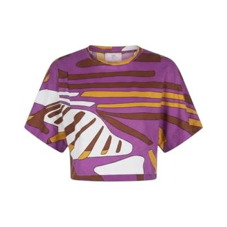 Nenette T-shirt - Femme - Tops - Violet - Taille: 38 FR