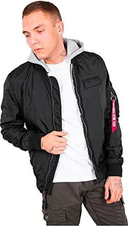 Alpha Industries Alpha Indutries MA-1 TT Hood blouson bomber pour homme Black
