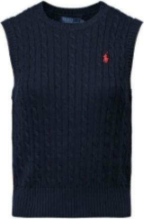 Polo Ralph Lauren Femme, Pulls, Bleu, Taille: 38 FR Cable Knit Sweater