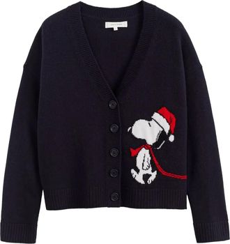 Chinti and Parker cardigan snoopy holiday - Bleu