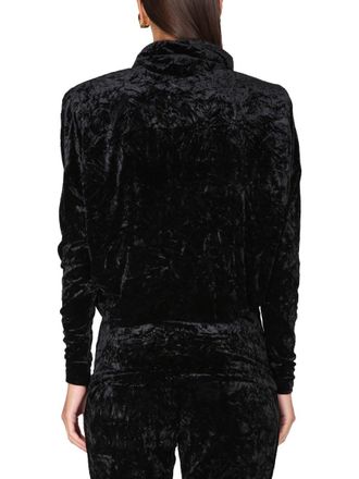 Saint Laurent Velvet Turtleneck - Black