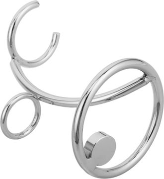 FOMIYES Rasiererhalter Aus Edelstahl Zum Ankleben Für Rasierer Und Rasierpinsel Badezimmer Organizer Mit Schlitz Für Make-up-pinsel Und Kleine Accessoires