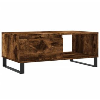vidaXL Vidaxl - Couchtisch R&auml;uchereiche 90x50x36,5 cm Holzwerkstoff