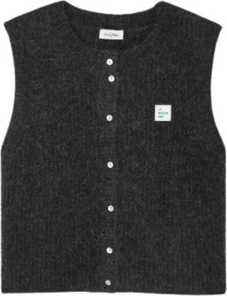 American Vintage Femme, Pulls, Gris, Taille: 38 FR Tricots