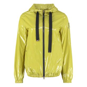 Herno Femme, Vestes, Vert, Taille: 36 FR Veste Technique &agrave; Capuche en Tissu