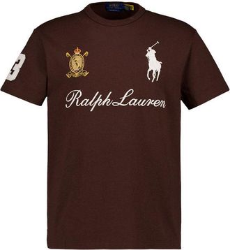 Polo Ralph Lauren Herren T-Shirt braun Baumwolle Classic Fit