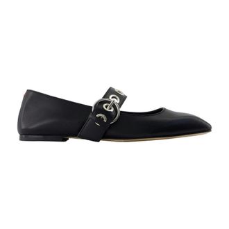 Aeyde Uma Eyelet Ballerina - - Shoes - Damen - Schwarzk - 36 EU