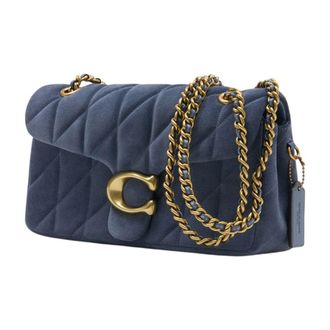 Coach Womens Tabby Shoulder Bag Navy Calfskin