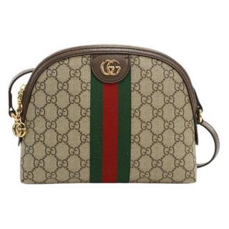 Gucci Sac bandouli&egrave;re GG Supreme Pre-owned - Femme - Pre-owned - Beige - Taille: ONE Size