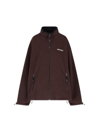 Miu Miu Fleece-Logo-Sweatshirt