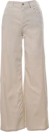 PANICALE Panicale, Femme, Pantalons, Beige, Taille: 34 FR Wide Pantalons