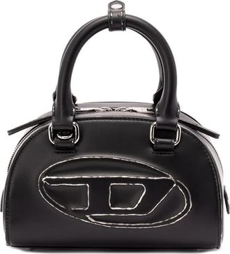 Diesel Hobo Bags - Curved Black Top Handle Bag - Gr. unisize - in Schwarz - f&uuml;r Damen