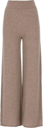 VANISÉ Hose mit elastischem Bund - Braun