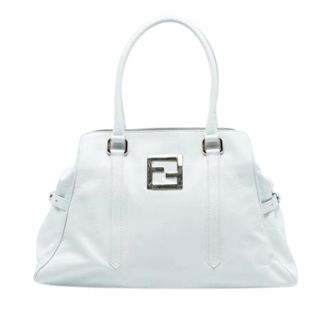 Fendi Sac cabas vintage pr&eacute;-poss&eacute;d&eacute; - Femme - Pre-owned - Blanc - Taille: ONE Size