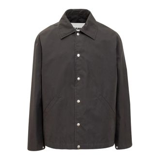 Jil Sander Logo Jacket - - Jackets - Herren - Schwarzk - XL