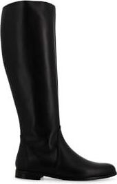 Melluso Bottes femme en cuir noir confortable z172, Noir, 37 EU
