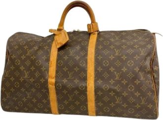 Louis Vuitton unisex, Pre-owned, Brun, Taille: ONE Size Pre-owned Keepall 55 Boston Bag