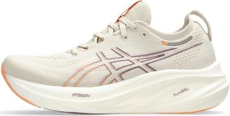 Asics Asics Damen Gel-Nimbus 26 Sneaker, Oatmeal Faded Orange, 45 EU