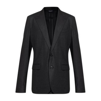 Dolce & Gabbana Wollblazer - - Jackets - Herren - Schwarzk - L