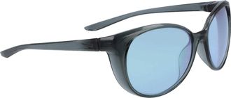 Nike Essence Oval-Sonnenbrille f&uuml;r Damen (K&uuml;hles Grau/Blau)