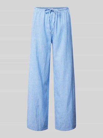 Gina Tricot Wide Leg Leinenhose mit Tunnelzug