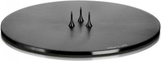 Ester & Erik Candle Plate medium, 1 St&uuml;ck, Black, Matt