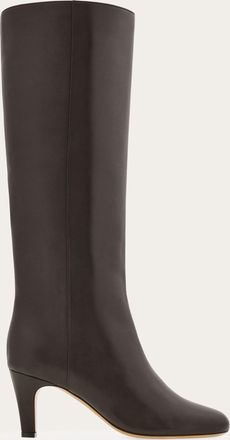 Ferragamo Damen Stiefel mit Absatz Braun Gr&ouml;&szlig;e 36.5