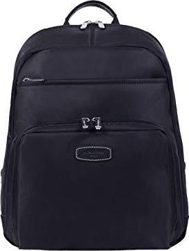 Pellet Sac à dos - Compatible ordinateur portable 13, format A4 et téléphone portable - Pour Femme - Collection Diversité - Noir - 31x37x13