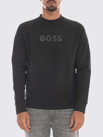 HUGO BOSS Regular-Fit Sweatshirt aus Baumwolle mit Rundhalsausschnitt und Logo