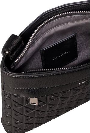Calvin Klein Sacoche bandouli&egrave;re effet cuir textur&eacute;